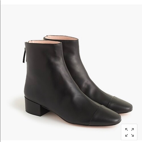 J. Crew | Shoes | J Crew Cap Toe Ankle Boot 75 | Poshmark